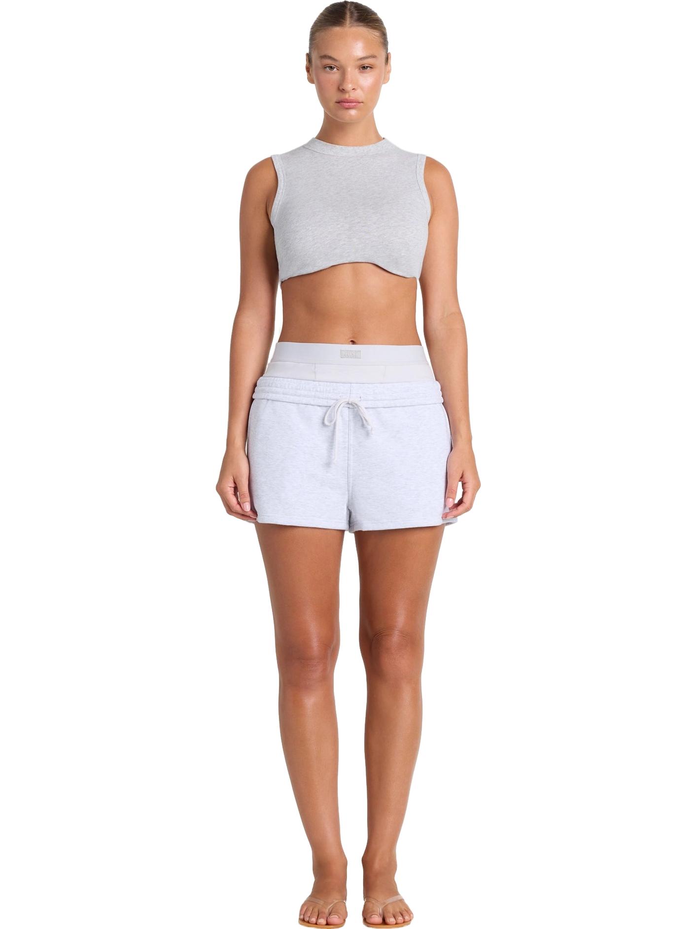 SKIMS SKIMS Cotton Fleece Double Waistband Short